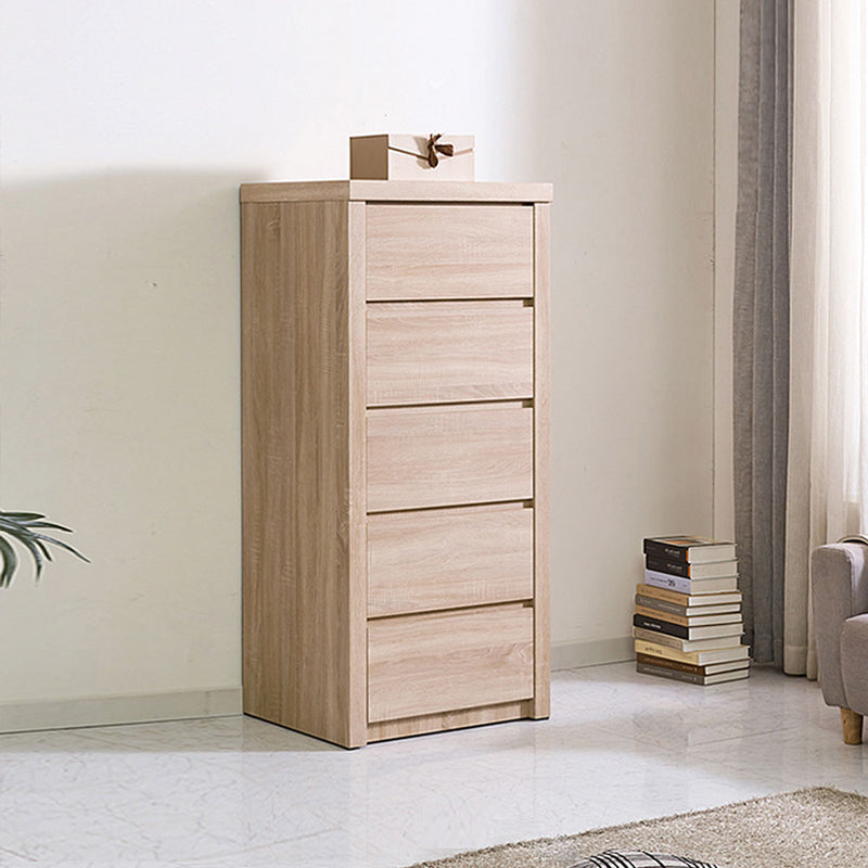 AMBER 5 Drawers Tallboy(A) - Oak – Catchers