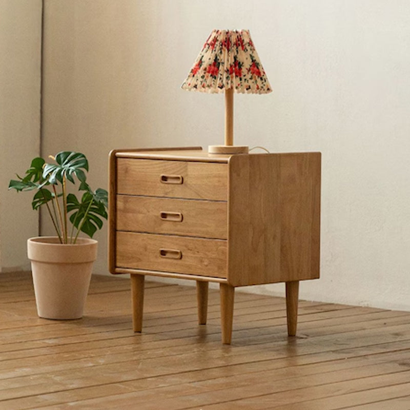 LIV Bedside Table – Natural Wood Side Table NZ | Catchers