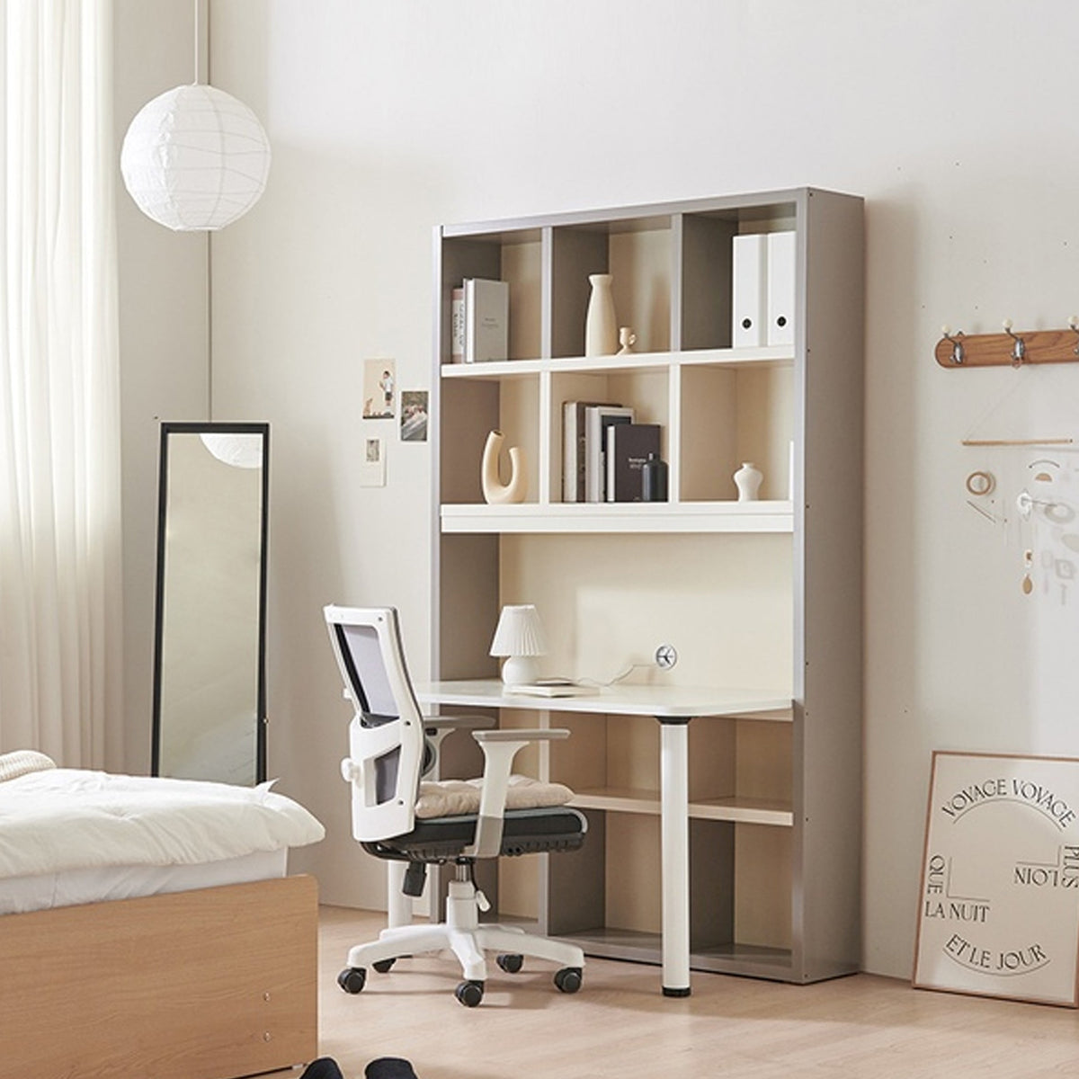 DONALD Desk - Grey & Cream white – Catchers