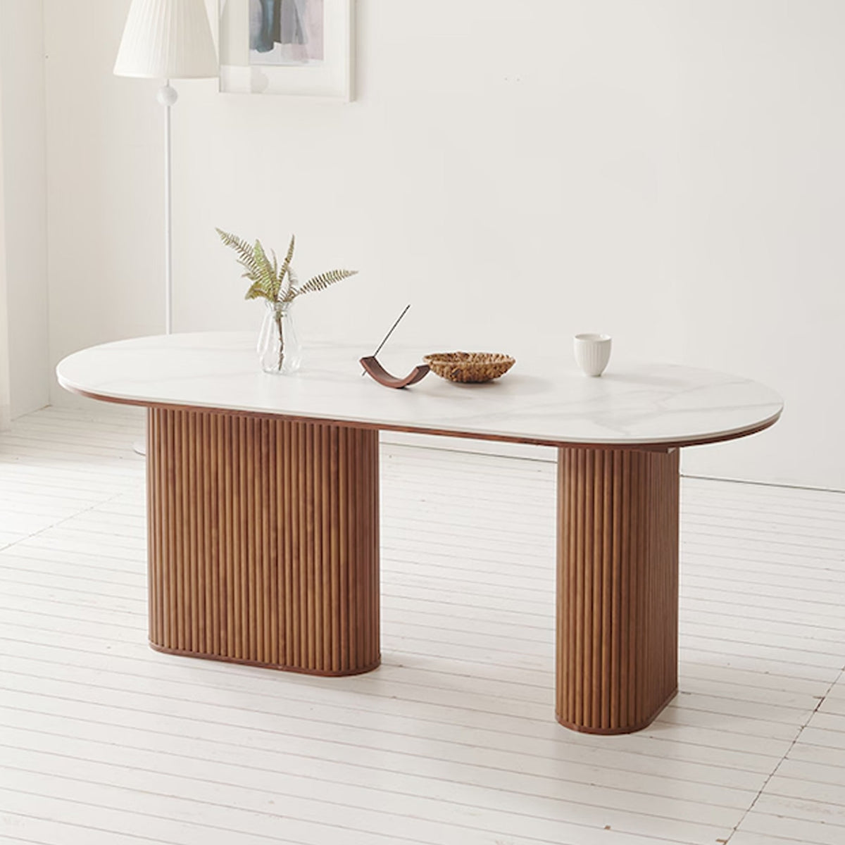 MAYER Dining Table - Walnut – Catchers